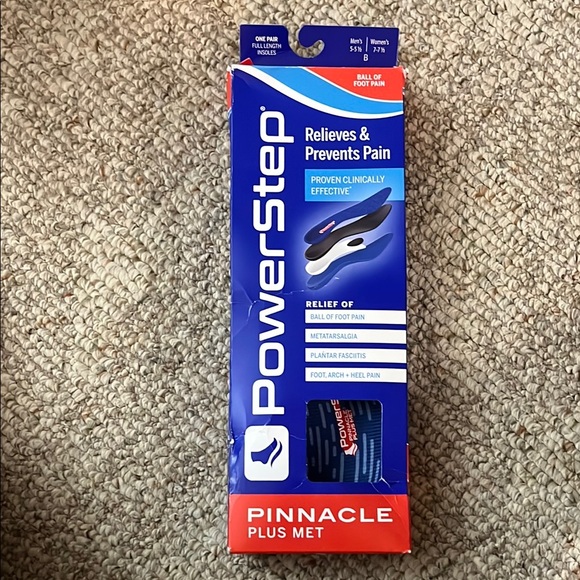 Powerstep | Other | Powerstep Pinnacle Plus Met Insoles | Poshmark
